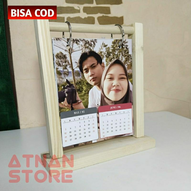 Jual Kalender Kayu Custom Foto Murah Bisa Cod | Shopee Indonesia