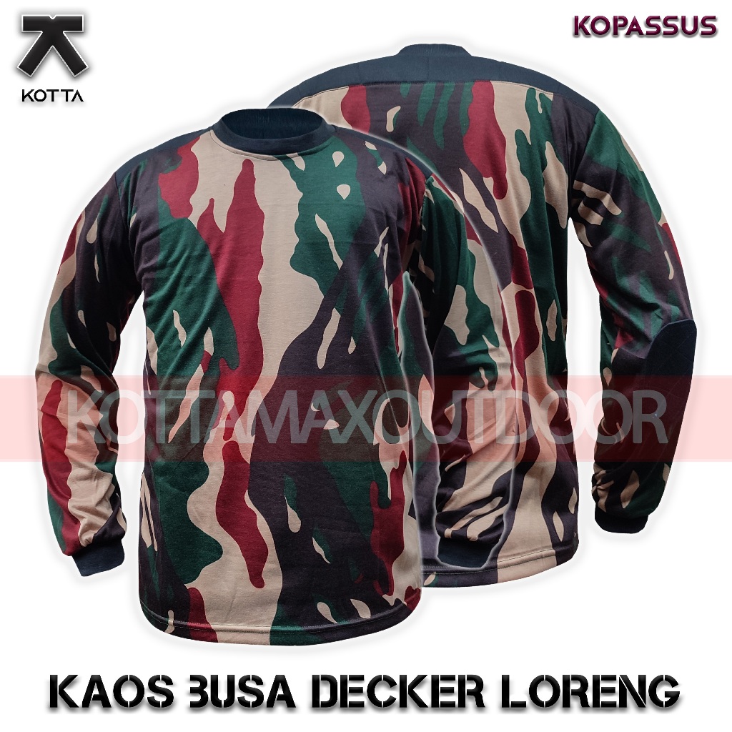 Jual KAOS DECKER LORENG KOPASSUS - KAOS LORENG KOPASSUS - KAOS PANJANG ...