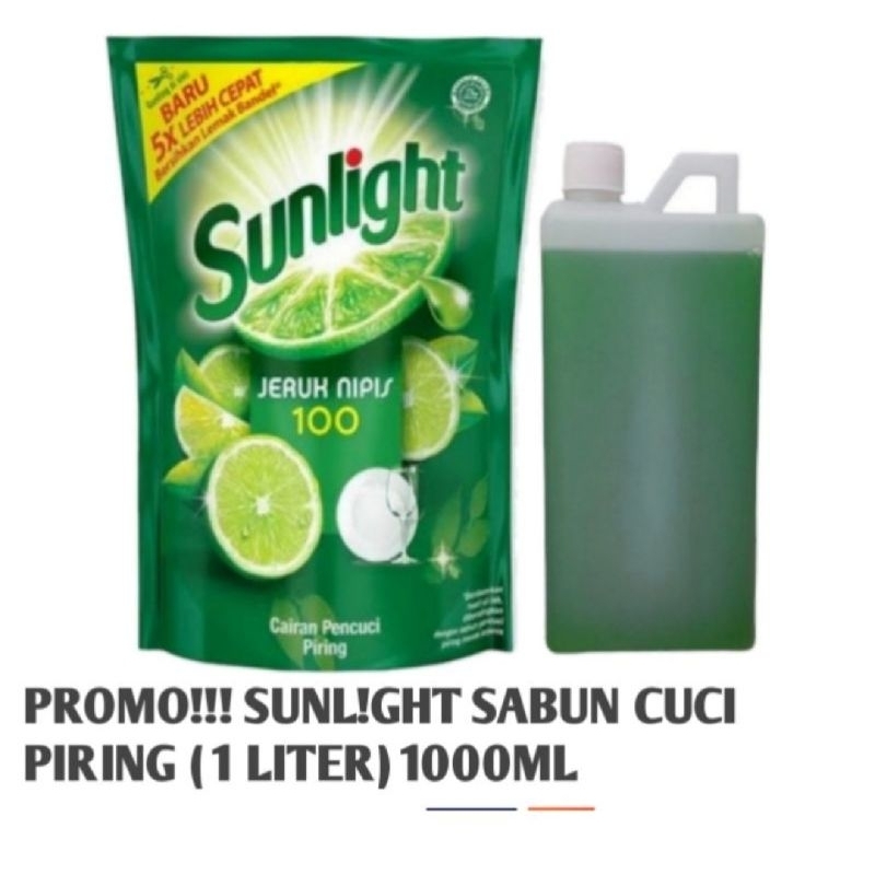 Jual Sunlight 1 Liter Kemasan repack Murah!! | Shopee Indonesia
