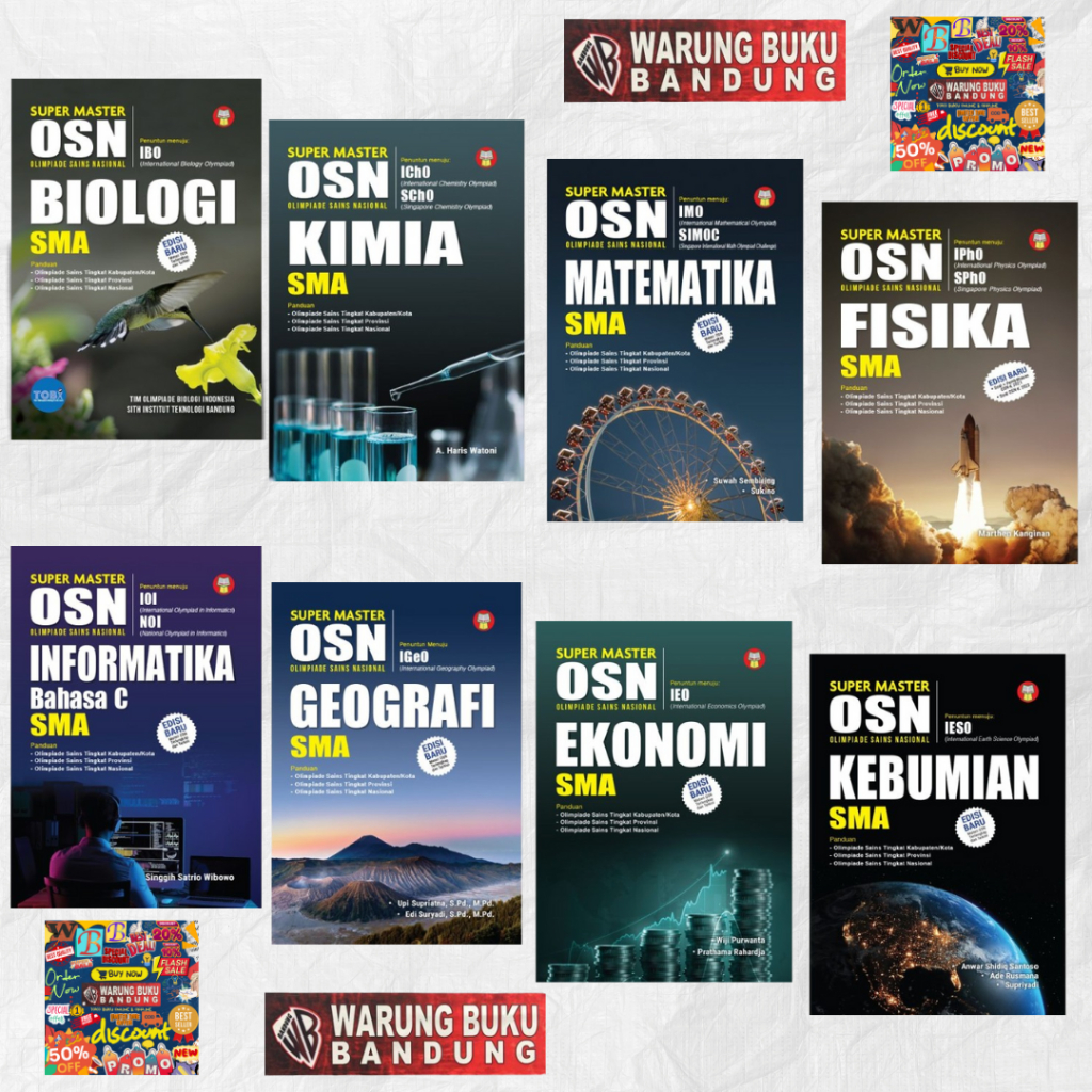 Jual BUKU SUPER MASTER OLIMPIADE SAINS NASIONAL SMA EDISI BARU DAN LENGKAP - YRAMA WIDYA ...