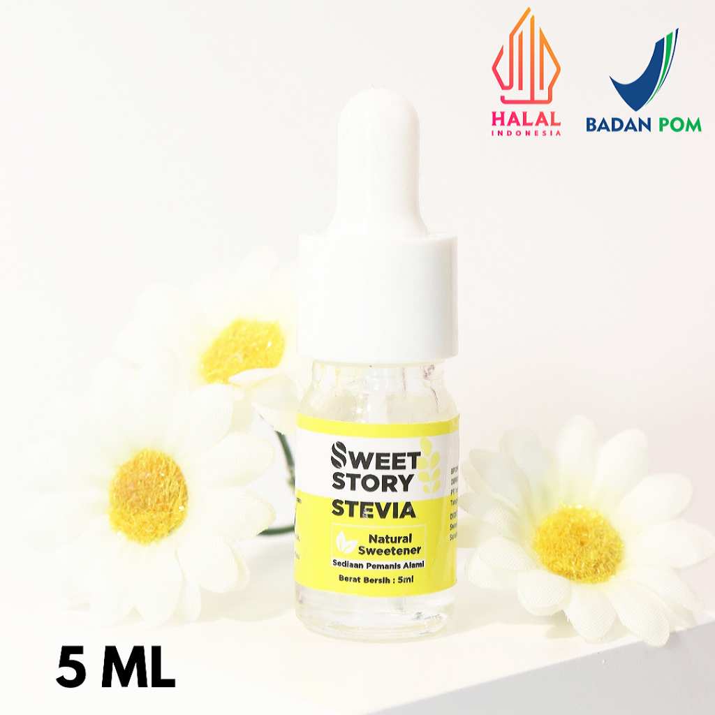 Jual Sweet Story Stevia Cair [ New Size 5 ml ] Pemanis Alami Pengganti ...