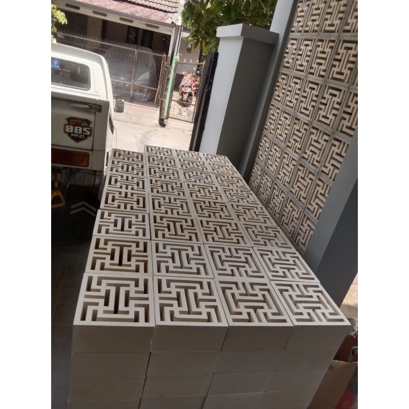 Jual roster beton minimalis, Loster beton minimalis, roster putih ...