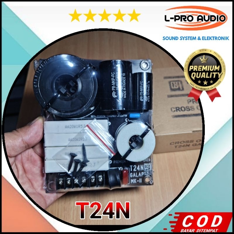 Jual Crossover pasif T24N line array cross T24 2way 4 ohm | Shopee ...