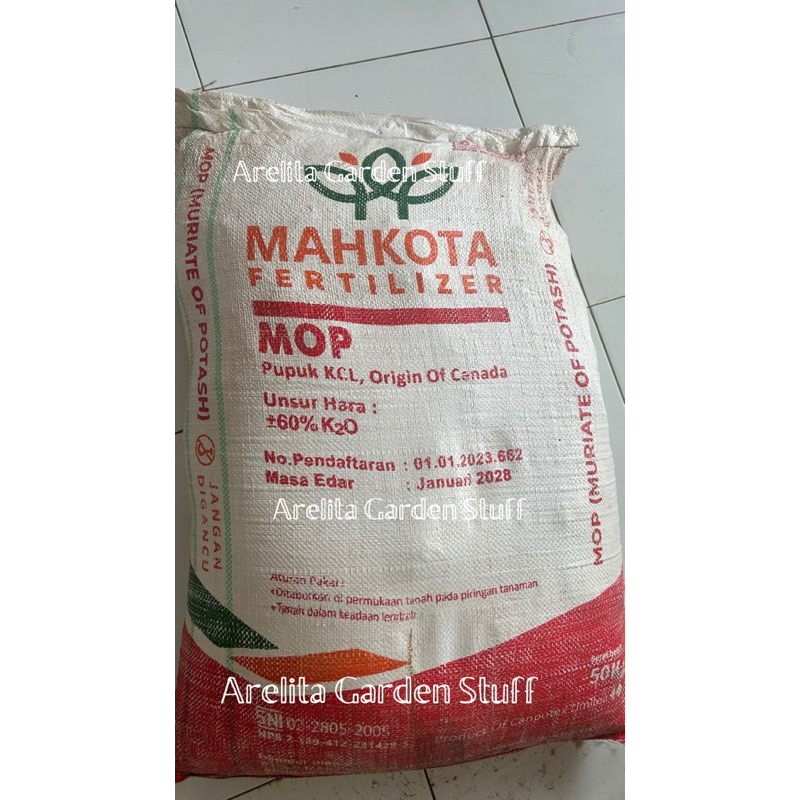Jual Pupuk KCL/MOP Mahkota repack 5kg | Shopee Indonesia