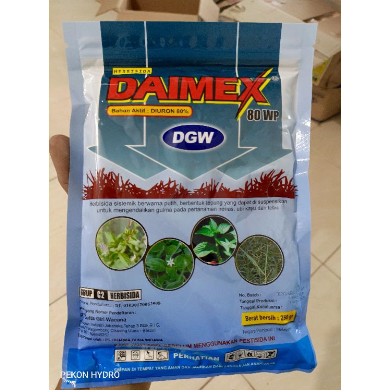 Jual DAIMEX 80 WP 250 GRAM - PEMBASMI BIJI GULMA RUMPUT HERBISIDA ...