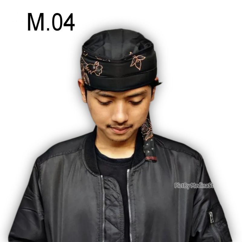 Jual iket blangkon jawa sunda bando motif bali totopong / udeng jawa ...