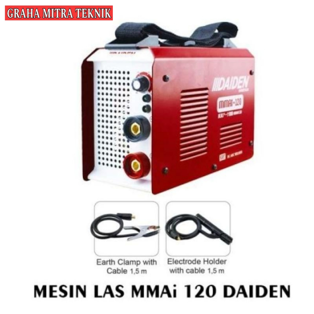 Jual Mesin Las Listrik / Trafo Las Daiden IGBT MMAi 120 Inverter ...