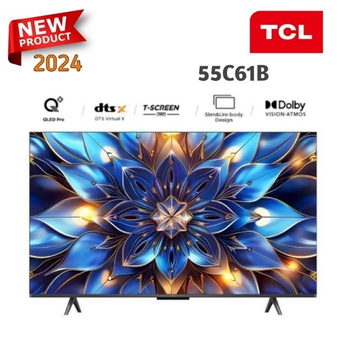 Jual TCL C61B 4K QLED Pro Google TV - T-Screen Pro - Dolby Vision/Atmos ...