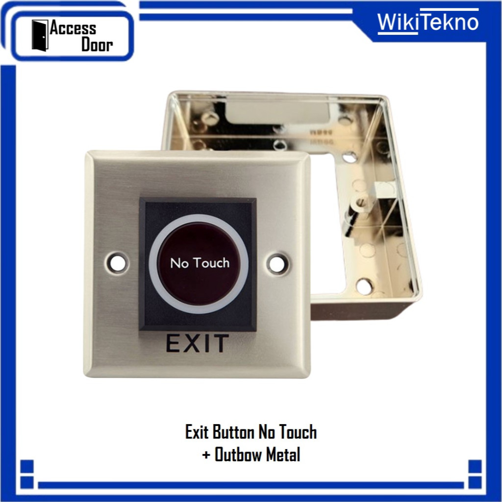 Jual No Touch Button Infrared + Outbow Plastic - Touchless Exit Button ...