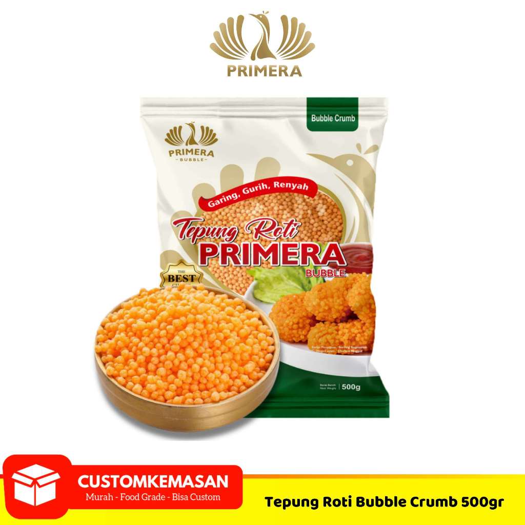 Jual Primera Tepung Roti Bubble Crumb / Crumble Topping / Tepung Panir ...