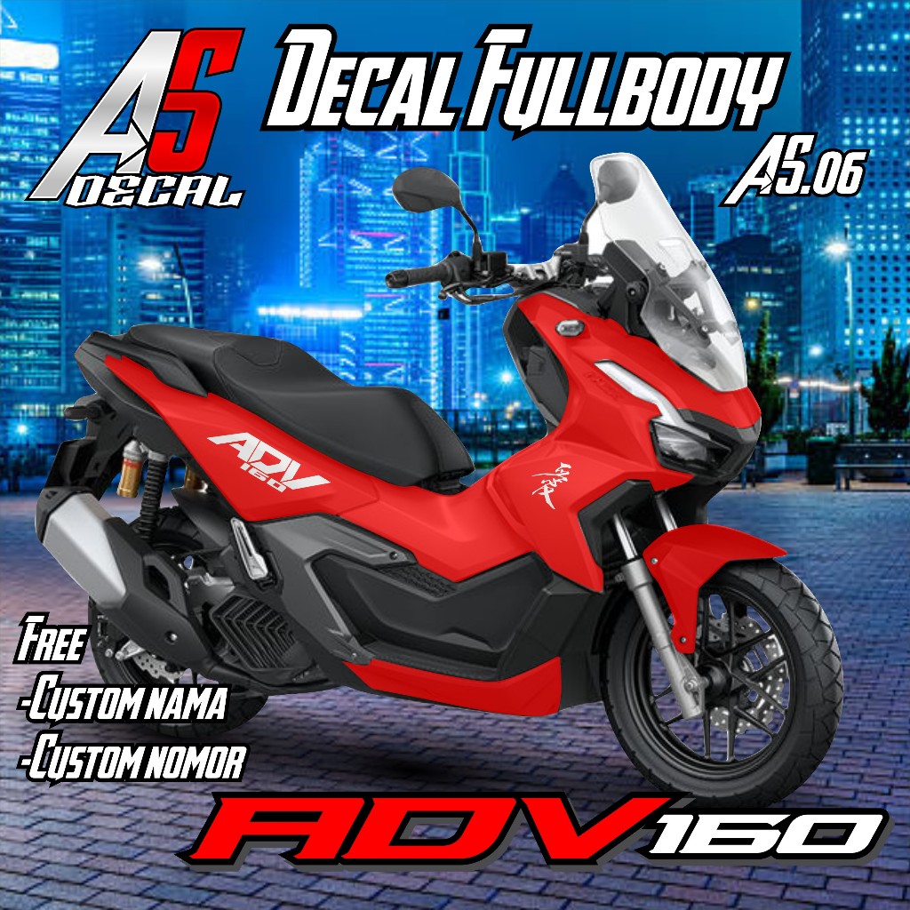 Jual (COD) STICKER DECAL FULL BODY HONDA ADV 160 NEW 2022 2023 2024 ...