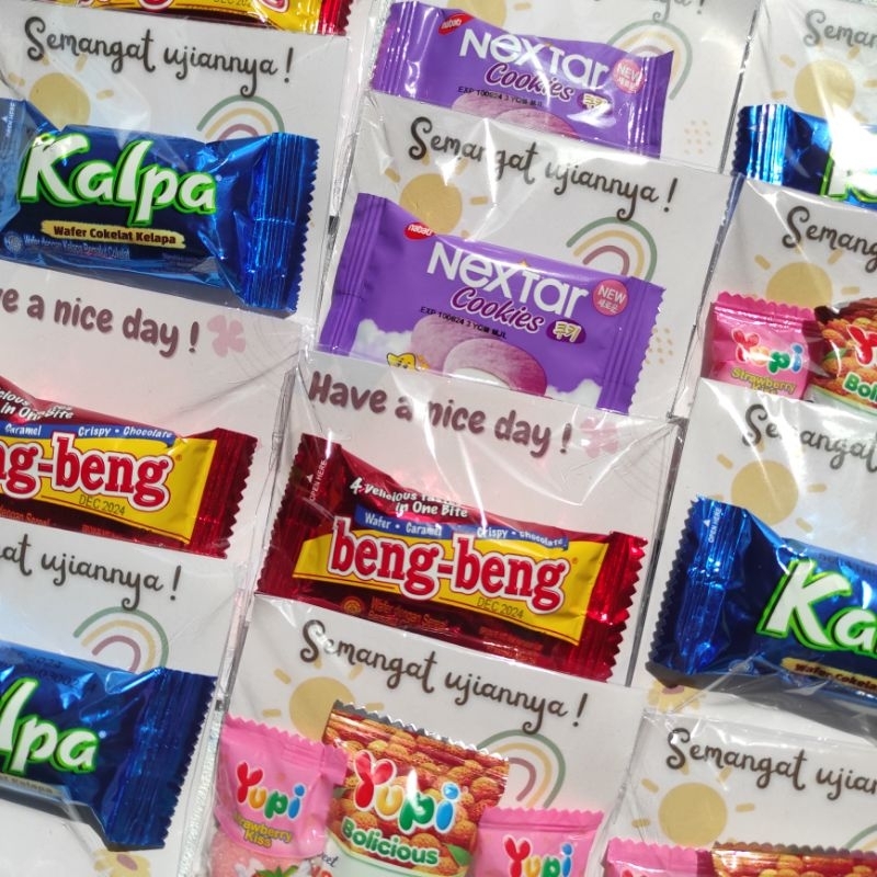 Jual Mini Gift Snack 1pack isi 5 | Bengbeng | Yupi | Nextar | Kalpa ...