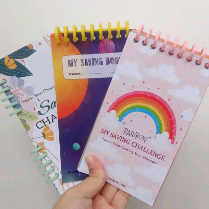 Jual SAVING BOOK / MY SAVING CHALLENGE / SAVING CHALLENGE NOTE / BUKU ...