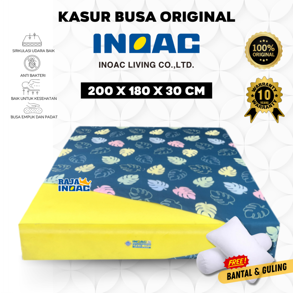 Jual [200x180x30] Kasur Busa INOAC Original Garansi 10 Tahun Ukuran NO ...
