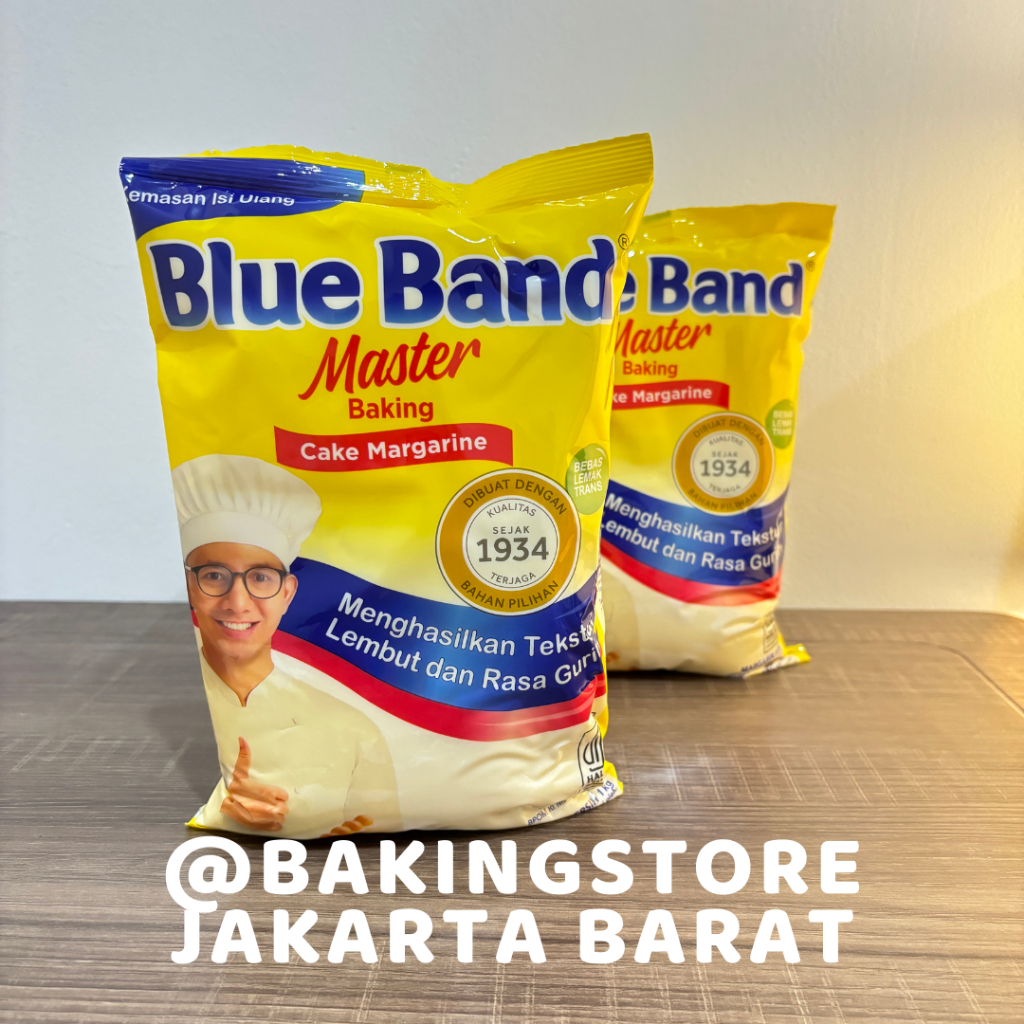Jual Blue Band Master 1 Kg Pouch Pillow Pack | Blueband Mentega Cake ...