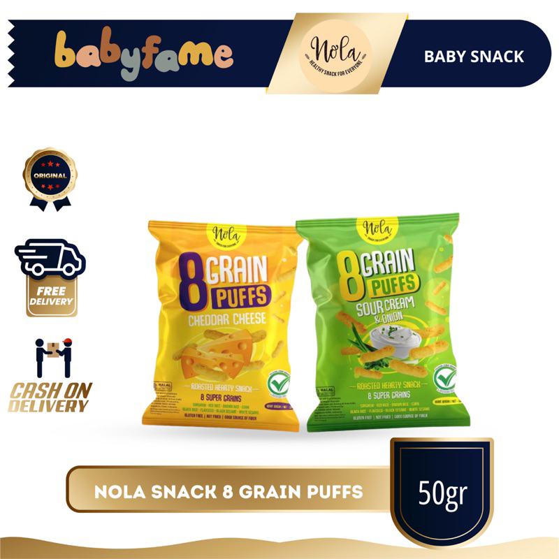 Jual NOLA SNACK 8 GRAIN PUFFS | 50GR | CEMILAN SEHAT KELUARGA | Shopee ...