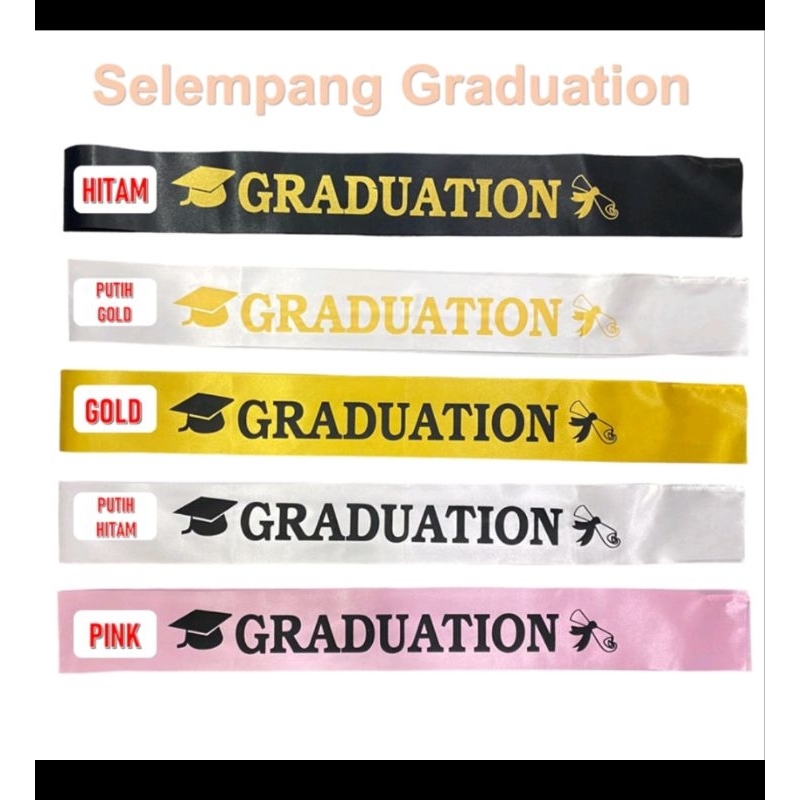 Jual selempang ulang tahun dan graduation | Shopee Indonesia