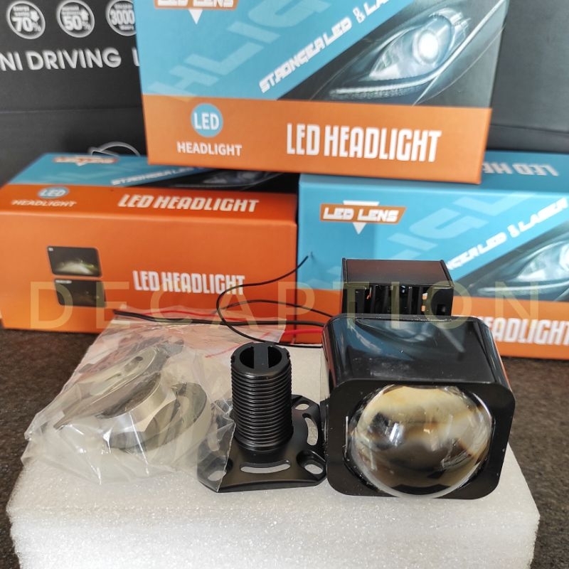 Jual BILED PROJIE MATRIX HEADLAMP X1 1,5 inch 45 watt Blue Lens ...