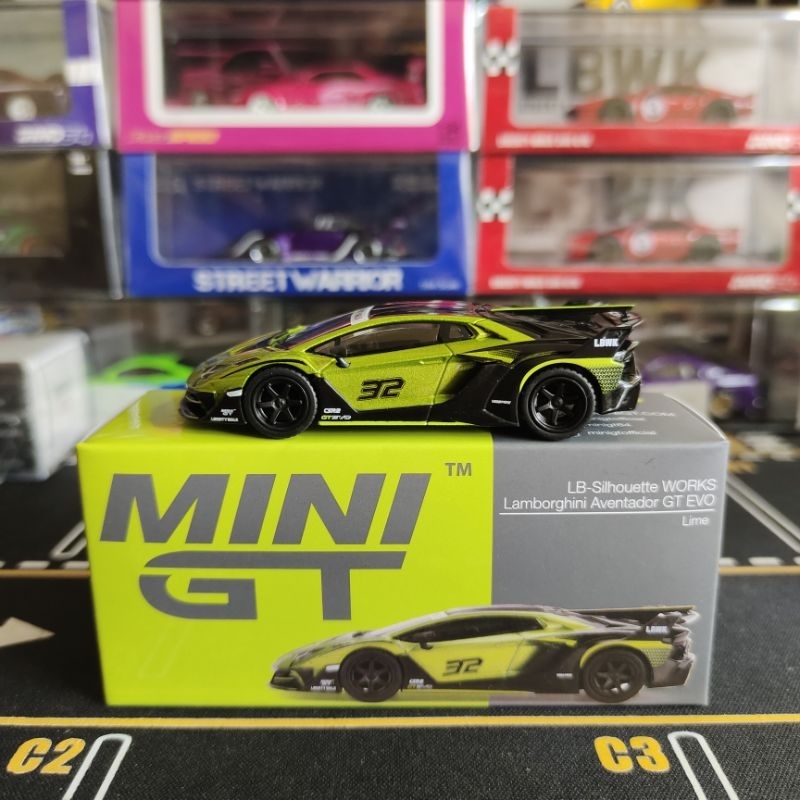Jual PAKET 3 LAMBO MINI GT LBWK LAMBO AVENTADOR LIME & KUNING ...