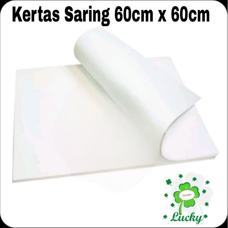 Jual Kertas Saring Laboratorium Lembaran 60cm x 60cm / Kertas Saring ...