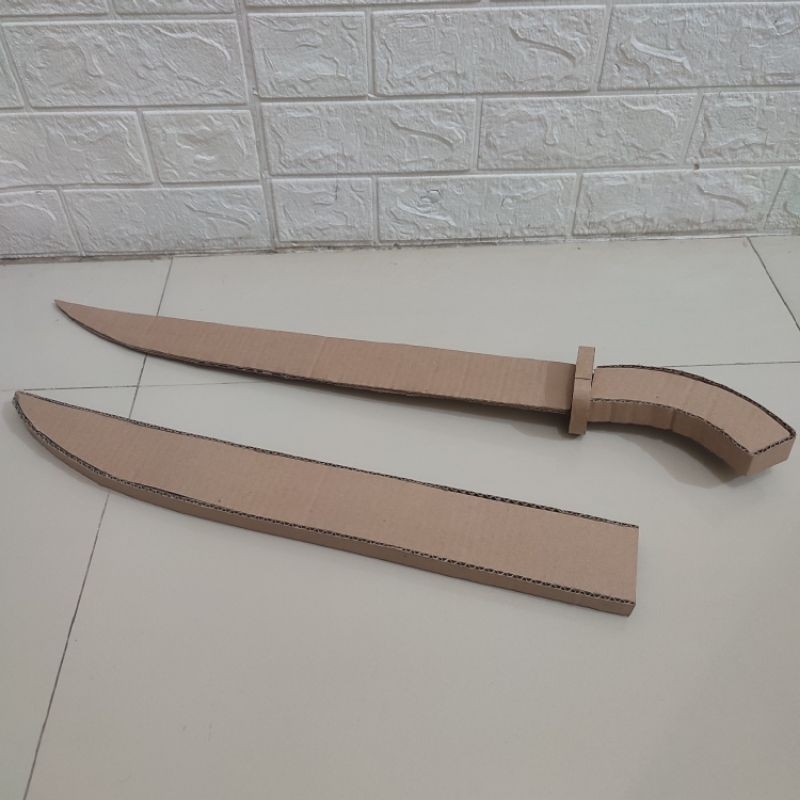 Jual Kerajinan Pedang Quanxi Anime Chainsaw Man dari Kardus | Shopee ...