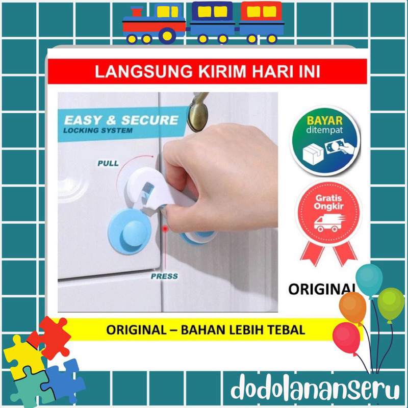 Jual DDS - Safety Lock Baby Alat Kunci Pengait Pengaman Pintu Laci ...