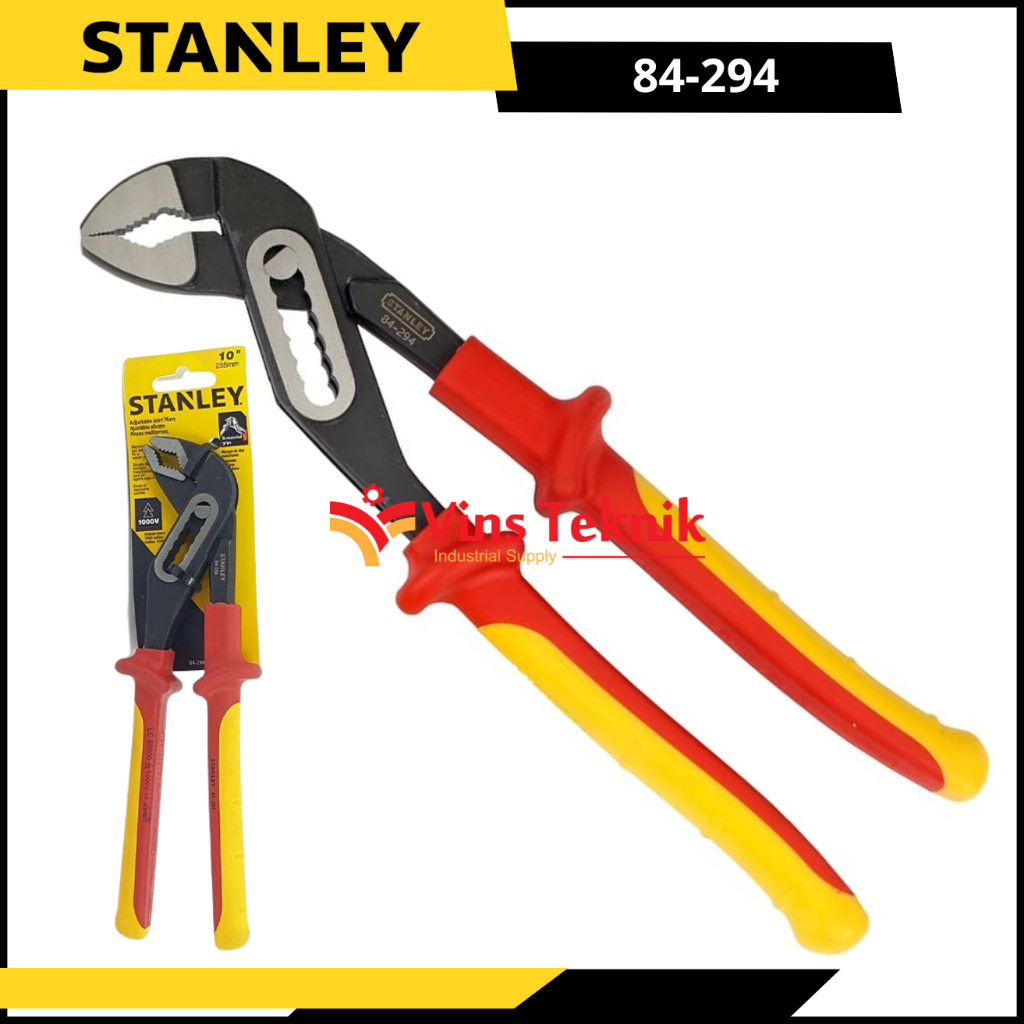 Jual Pump Pliers Tang Burung Bengkok 10inch Adjustable Joint STANLEY 84 ...