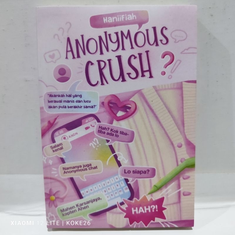 Jual Novel Anonymous Crush : Haniifiah | Shopee Indonesia