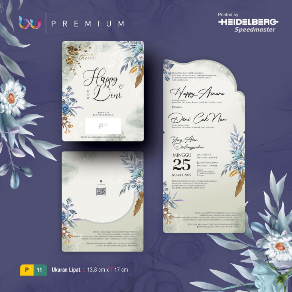 Jual Blangko Undangan BU PREMIUM 11 | P 11 (Free File Setting Corel ...