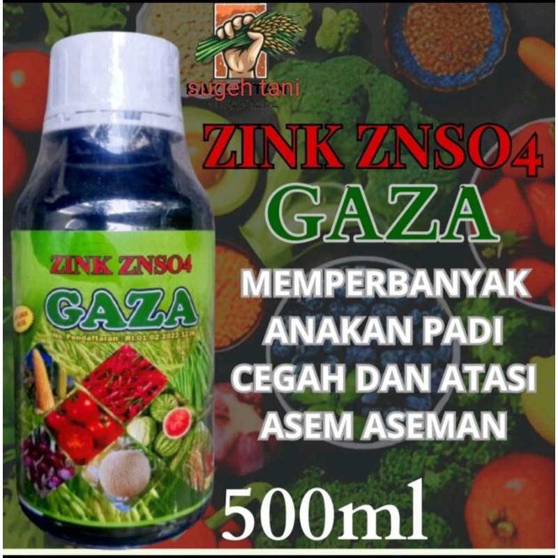 Jual Deka zink 500ml pupuk kesuburan tanaman lengkap zn 60%boron20 ...