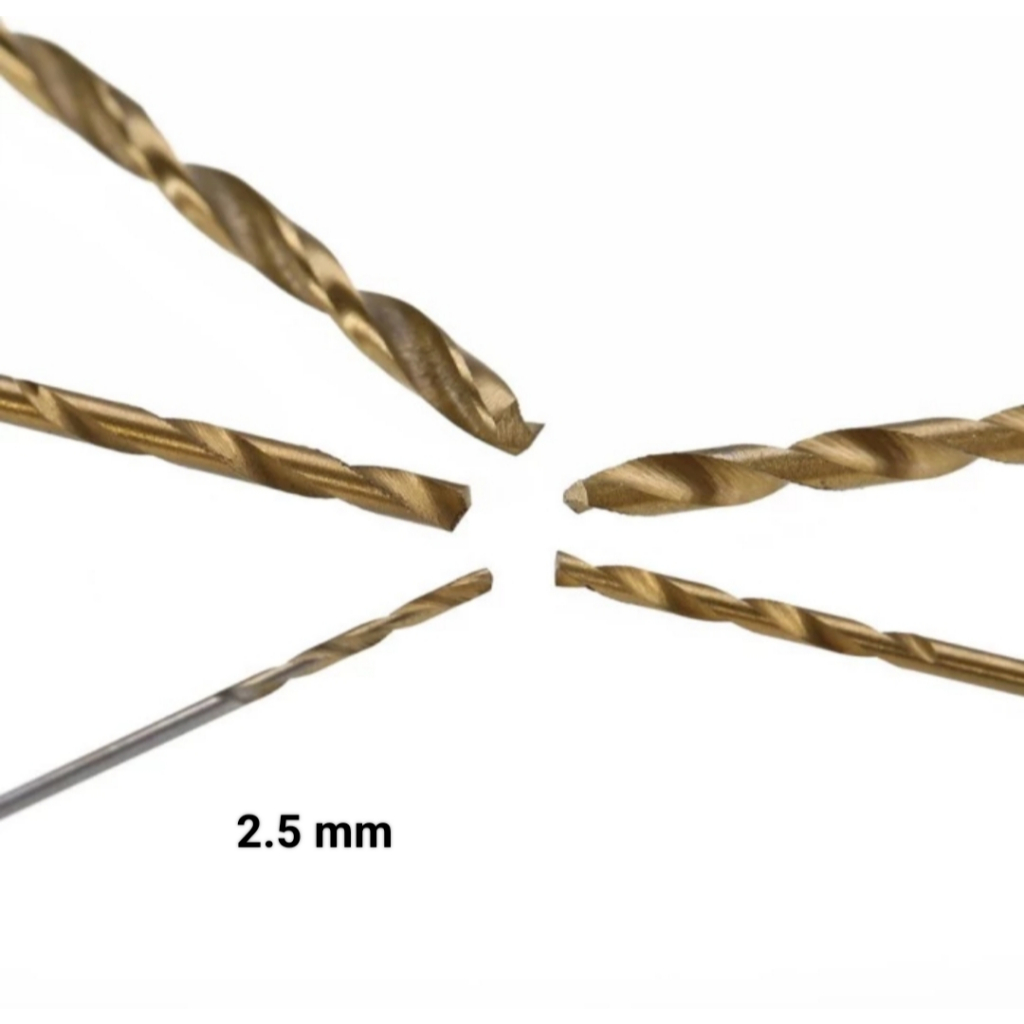 Jual Mata Bor Besi Baja 3 mm Mata Bor Kayu Kuning Putih High Speed ...