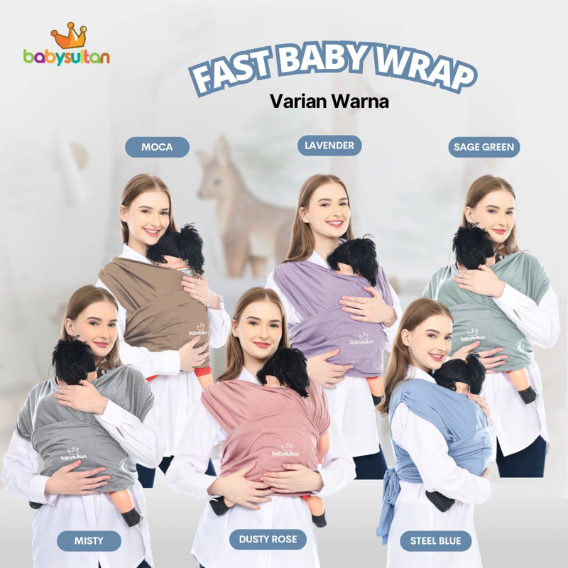 Jual Baby Sultan - Gendongan Bayi Depan M Shape 3in1 Fast Baby Wrap ...