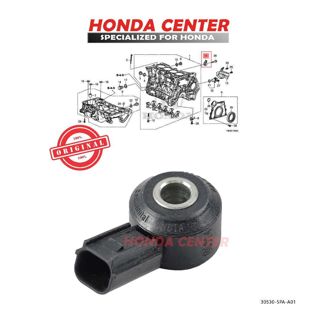 Jual Knock Sensor Honda Crv Hrv Turbo 2018 2019 2020 2021 2022 2023 ...