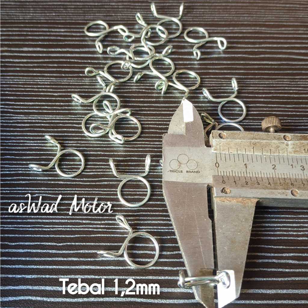 Jual (2PCS) KLEMAN SELANG 10x1,2MM UNIVERSAL / KELEMAN SELANG / KLIP ...