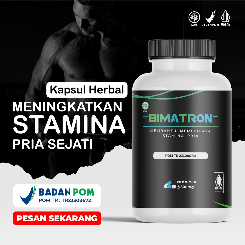 Jual Kapsul Herbal MENINGNGKATKAN STAMINA PRIA SEJATU BPOOM AMAN TANFA ...