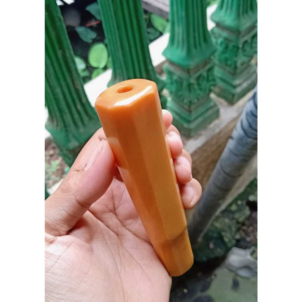 Jual PIPA ONCE CANGKLONG KAYU KRISTAL GADING SEGI 8, PANJANG 10 CM ...