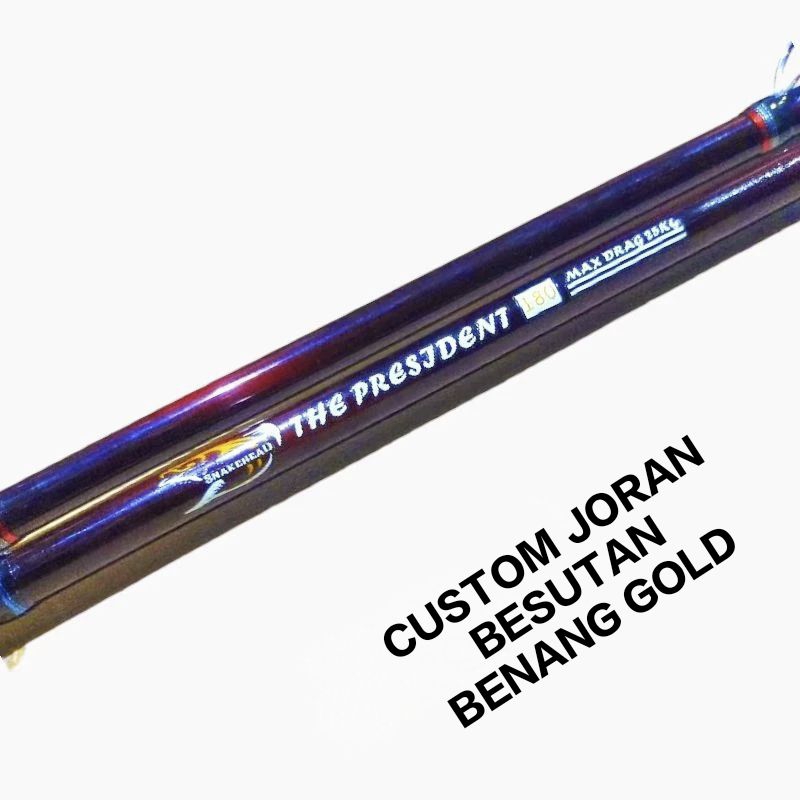Jual Custom Joran Besutan Snakehead The President Maxdrag 25 KG Benang ...