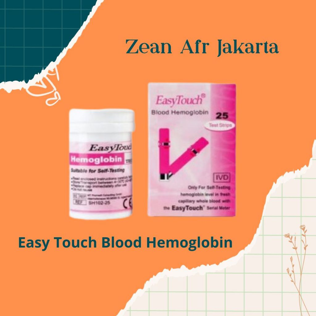Jual Easy Touch Hemoglobin Stik 25 Test | Shopee Indonesia