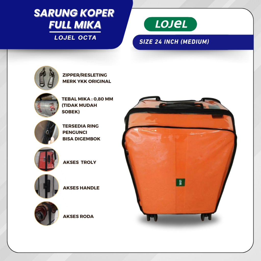 Jual Reborn LC - Sarung Koper | Luggage Cover Fullmika Khusus Lojel ...