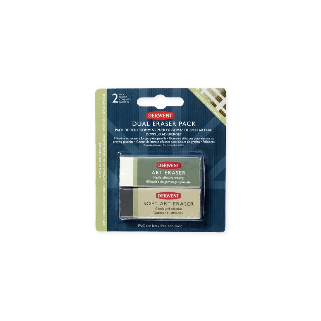 Jual Derwent Dual Art Eraser Set 2 Blister Pack | Shopee Indonesia
