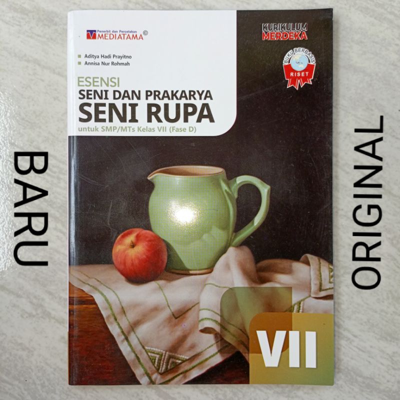 Jual Buku Esensi Seni dan Prakarya Seni Rupa Kelas 7 VII 1 SMP MTS Fase D Buku Berbasis Riset ...