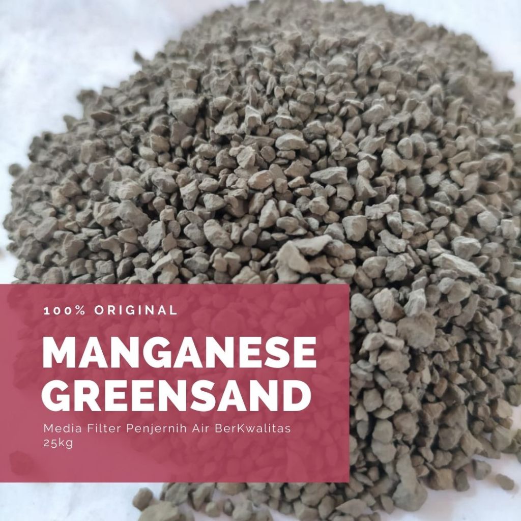 Jual Manganese Greensand 5kg Pasir Mangan Media Filter Air Kotor Keruh ...