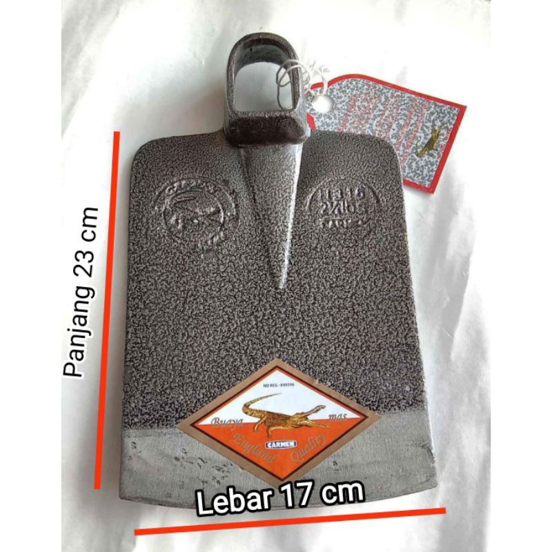 Jual Cangkul baja asli-cap Carmen-Cangkul Anti lengket-Cangkul berkebun ...