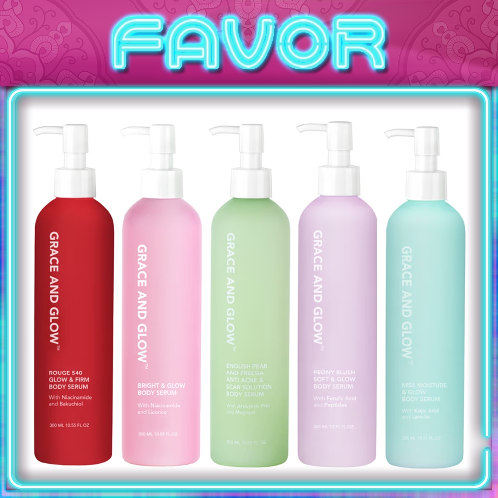 Jual Grace and Glow Body Serum 300ml | Rouge 540 | Bright Glow ...