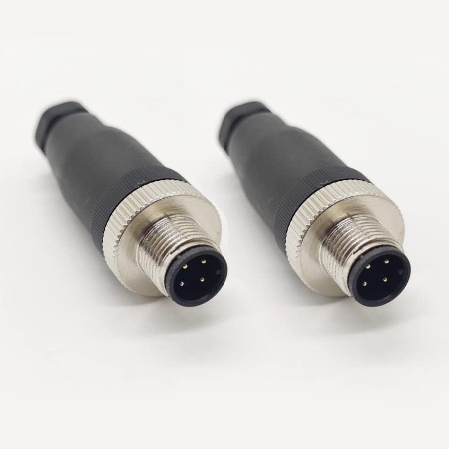 Jual M12 Socket Connector type straight 4 pin male Konektor SA36 ...