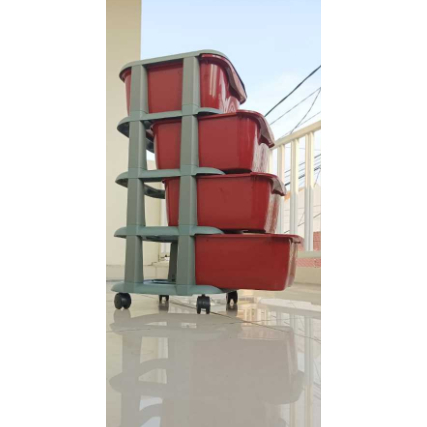 Jual RB 04 SUPER RED BROWN / RAK SERBAGUNA / TOWER CONTAINER SUSUN 4 ...