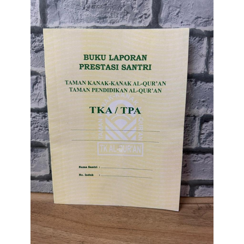 Jual Buku Rapot TKA/TPA | Shopee Indonesia