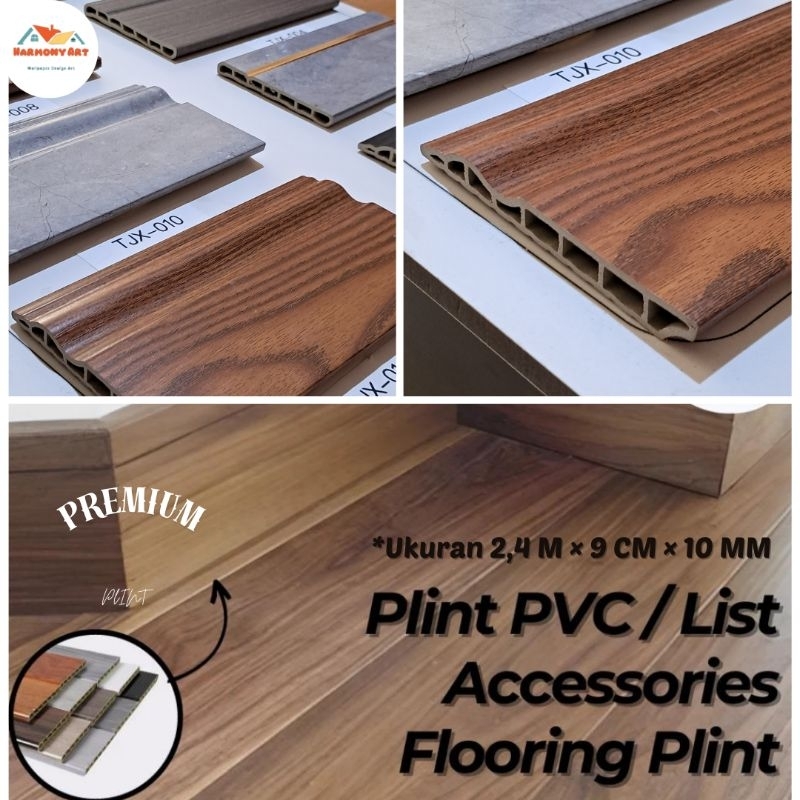 Jual HA-LIST PVC 9CM/PLINT LIST PLANK PREMIUM/SKIRTING LIST LANTAI KAYU VINYL 2.4M | Shopee ...