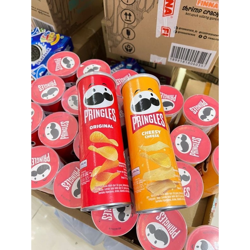 Jual Pringles kemasan 102gr rasa Original & Keju | Shopee Indonesia