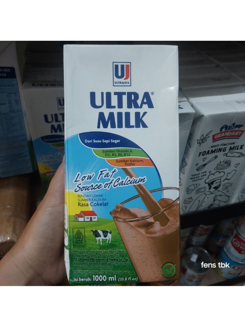 Jual ULTRA MILK SUSU UHT COKELAT 1000 ML | Shopee Indonesia
